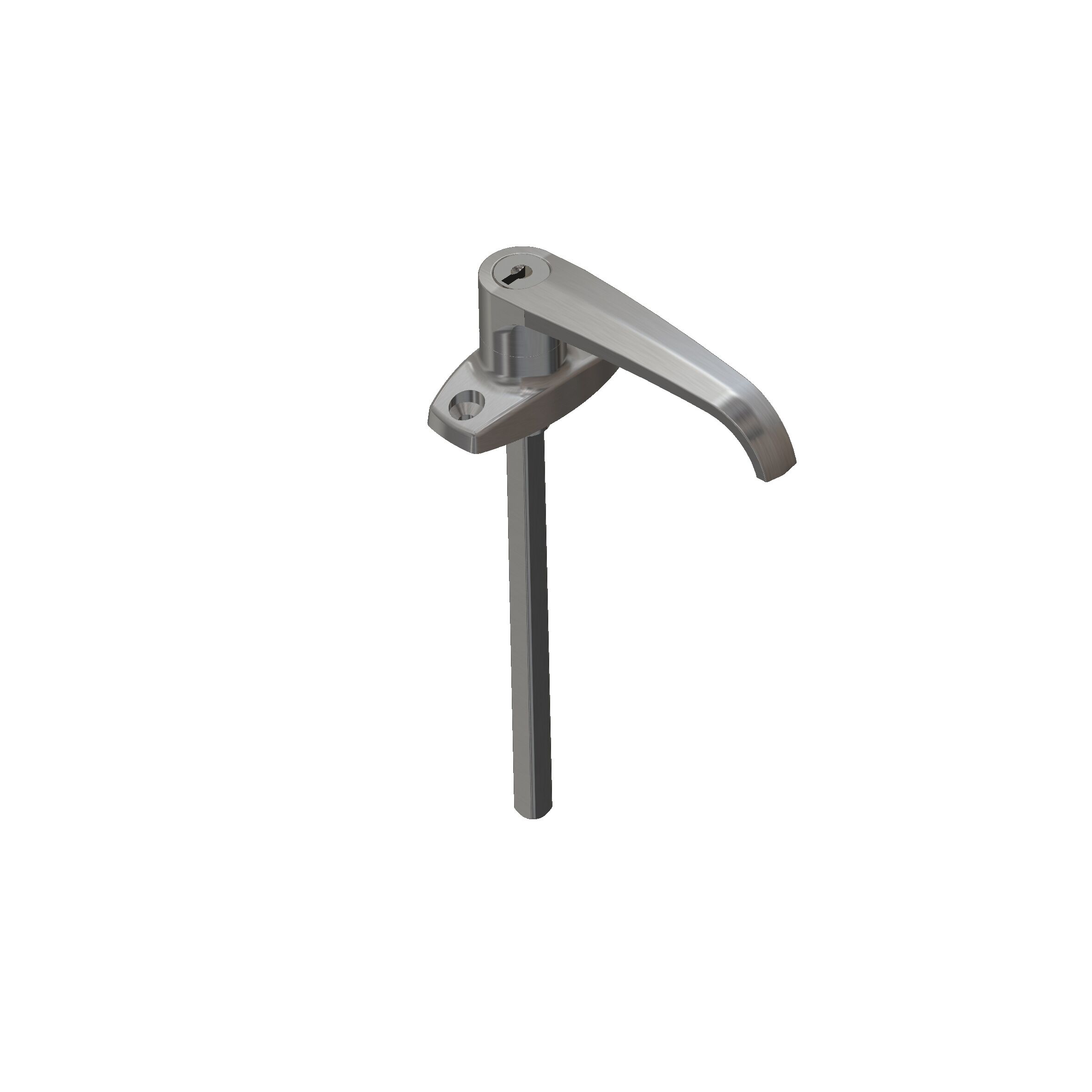 Rhiwa Quality car door handle - shaft 145 mm - lockable - key 92208 ...