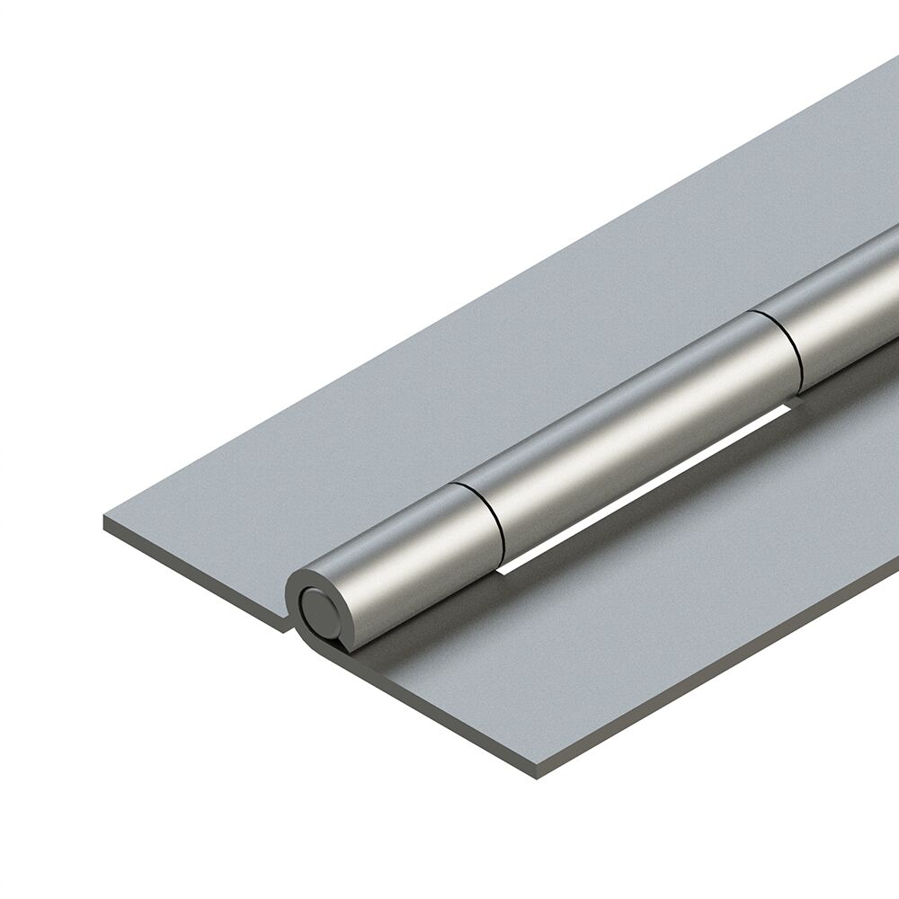 Rhiwa Quality piano hinge 80 x 2,5 x 2000 mm (WxTXL) - undrilled ...