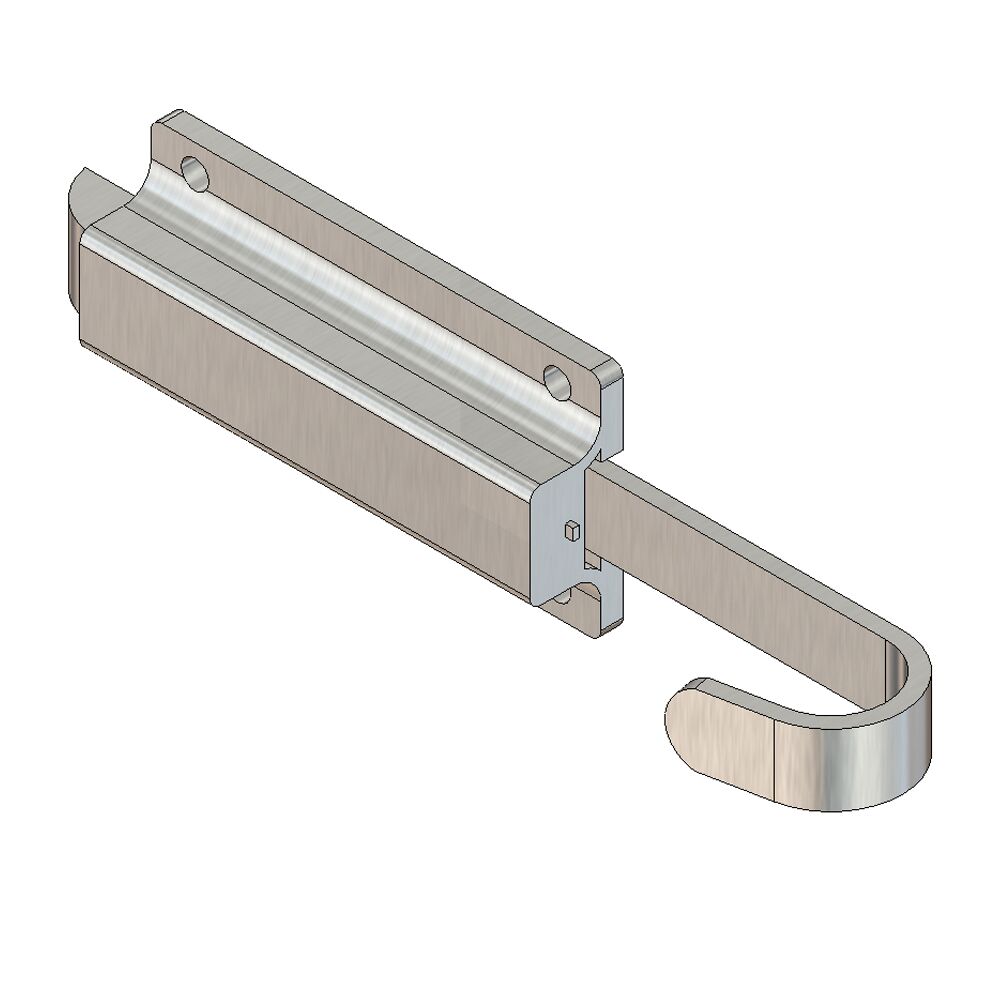 Rhiwa Quality trekgrendel met haak en flens - verzinkt (1200091), Rhiwa ...