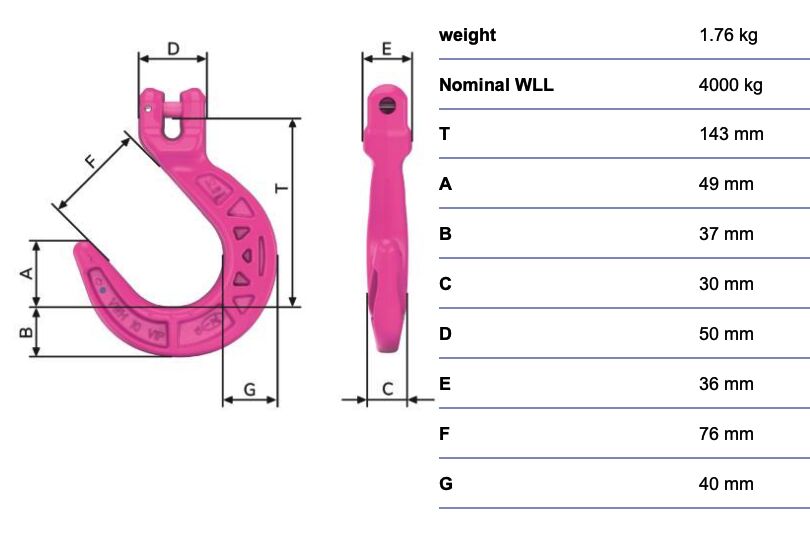 RUD VIP-Foundry hook VWH-10 (71002129300), RUD | Safe and comfortable ...