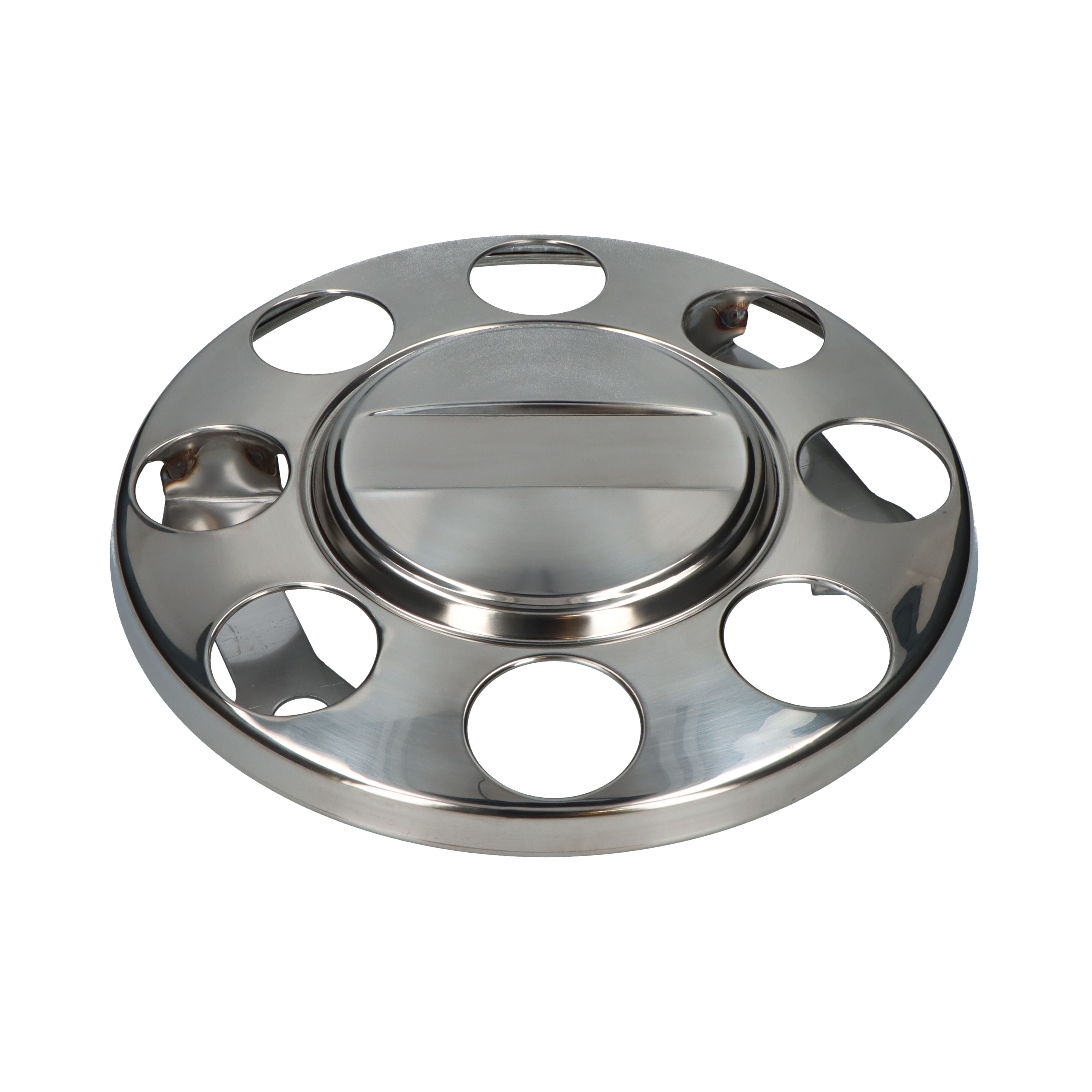 Rhiwa Quality wheel trim ring 8-hole - polished stainless steel ...