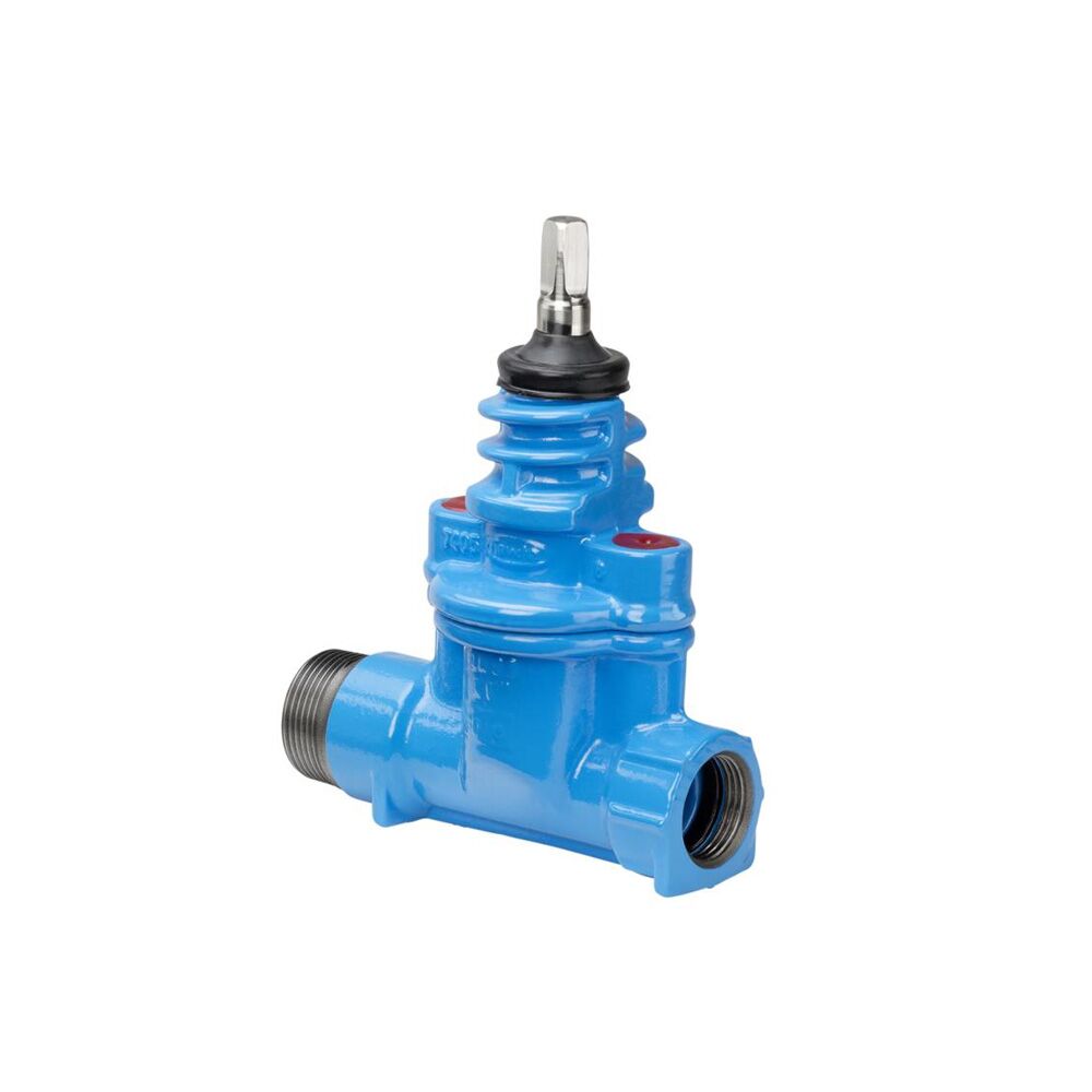 Hawle service line valve 2520 2"-2" Male/Female GY (5003079), Hawle ...