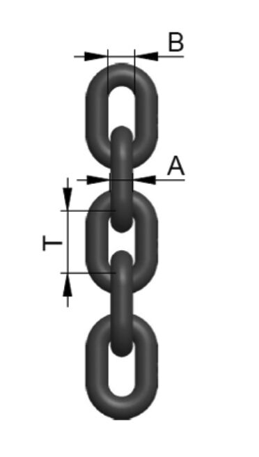 RUD ICE-Lifting chain IMK 4x12 - black phosphated and oiled ...