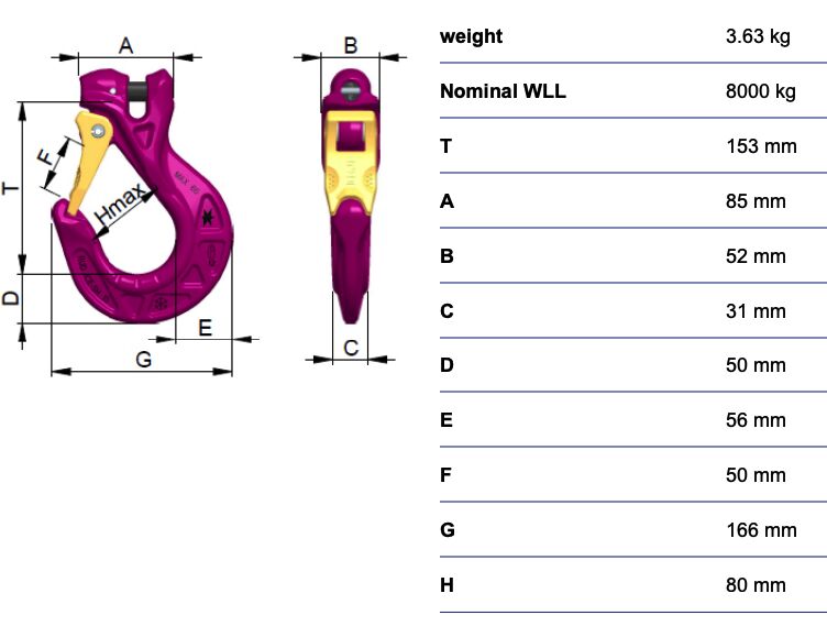 RUD ICE-Star hook ISH-13 (79952561071), RUD | Safe and comfortable ...