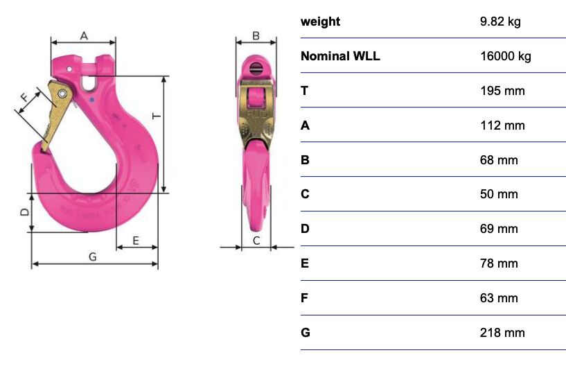 RUD VIP-Cobra hook VCGH-20 (71033852410), RUD | Safe and comfortable ...