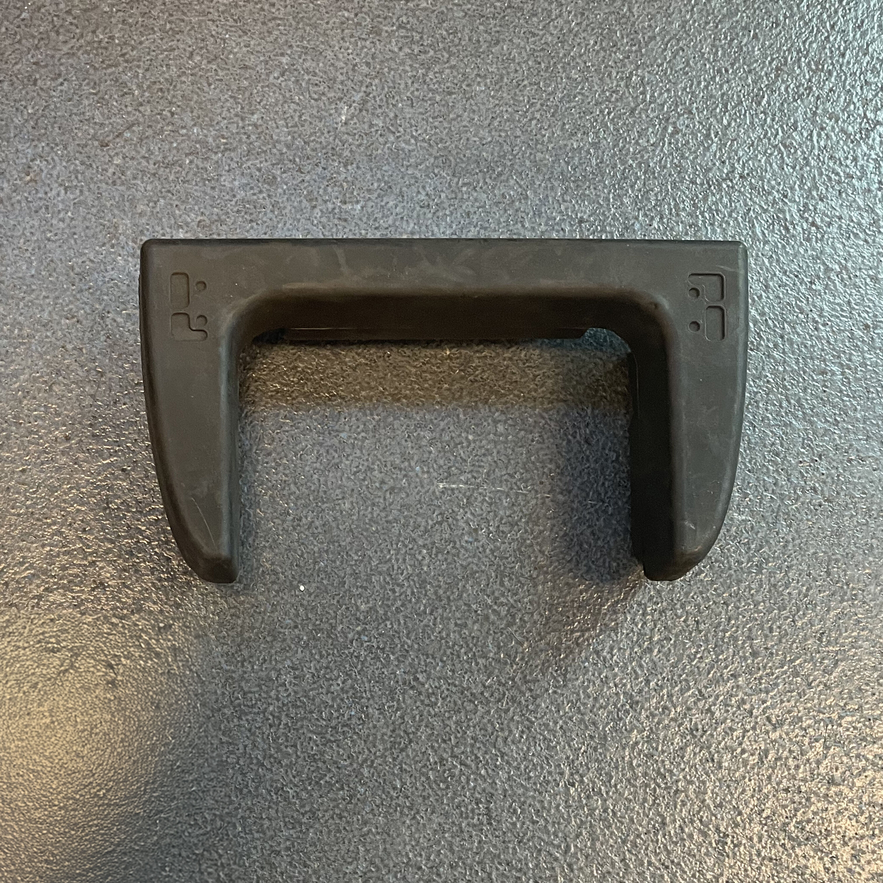 Pommier end cap - for aluminum underrun plate 1636001BA - black rubber ...