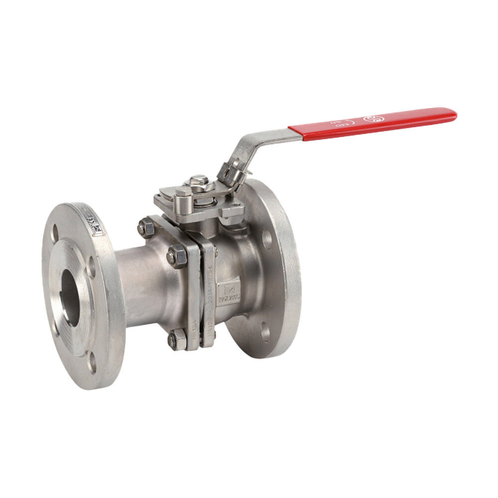 Sferaco ball valve stainless steel 763 2 piece body DN125 flanged RF ...