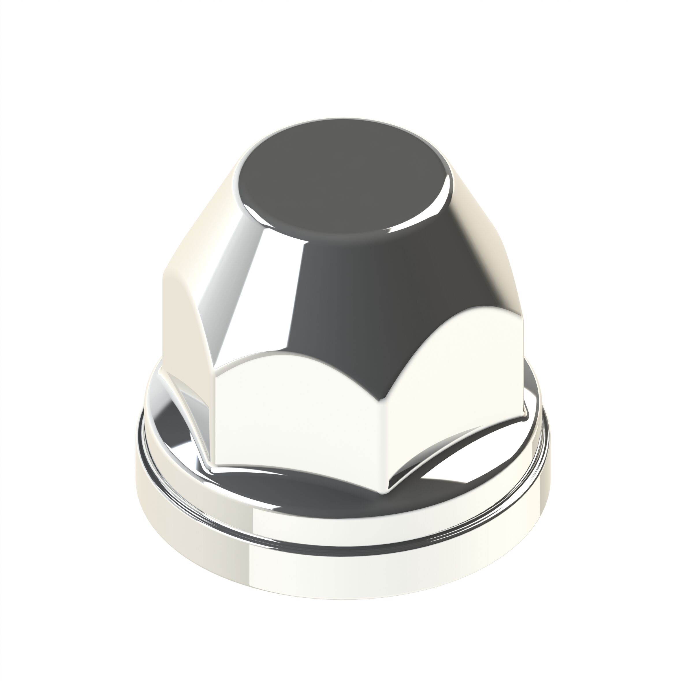 Rhiwa Quality wheel nut cover M32 - plastic chrome finish (9000240 ...
