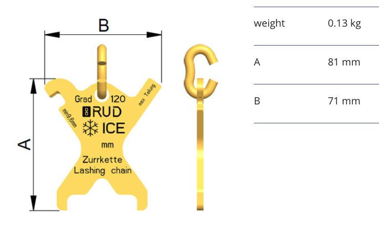 RUD ICE-Identificatietag IVSK-KZA-8 - voor sjorketting (79957721103 ...