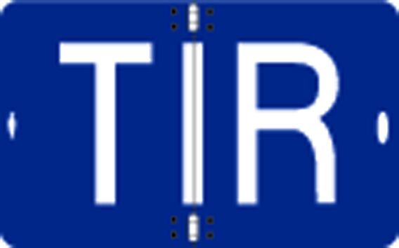 Rhiwa Quality TIR sign - vERTical foldable - aluminum (7000413), Rhiwa ...