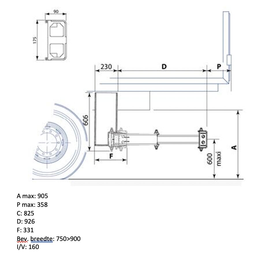 Pommier bumper XPAND - hydraulic horizontal retractable + sensor ...