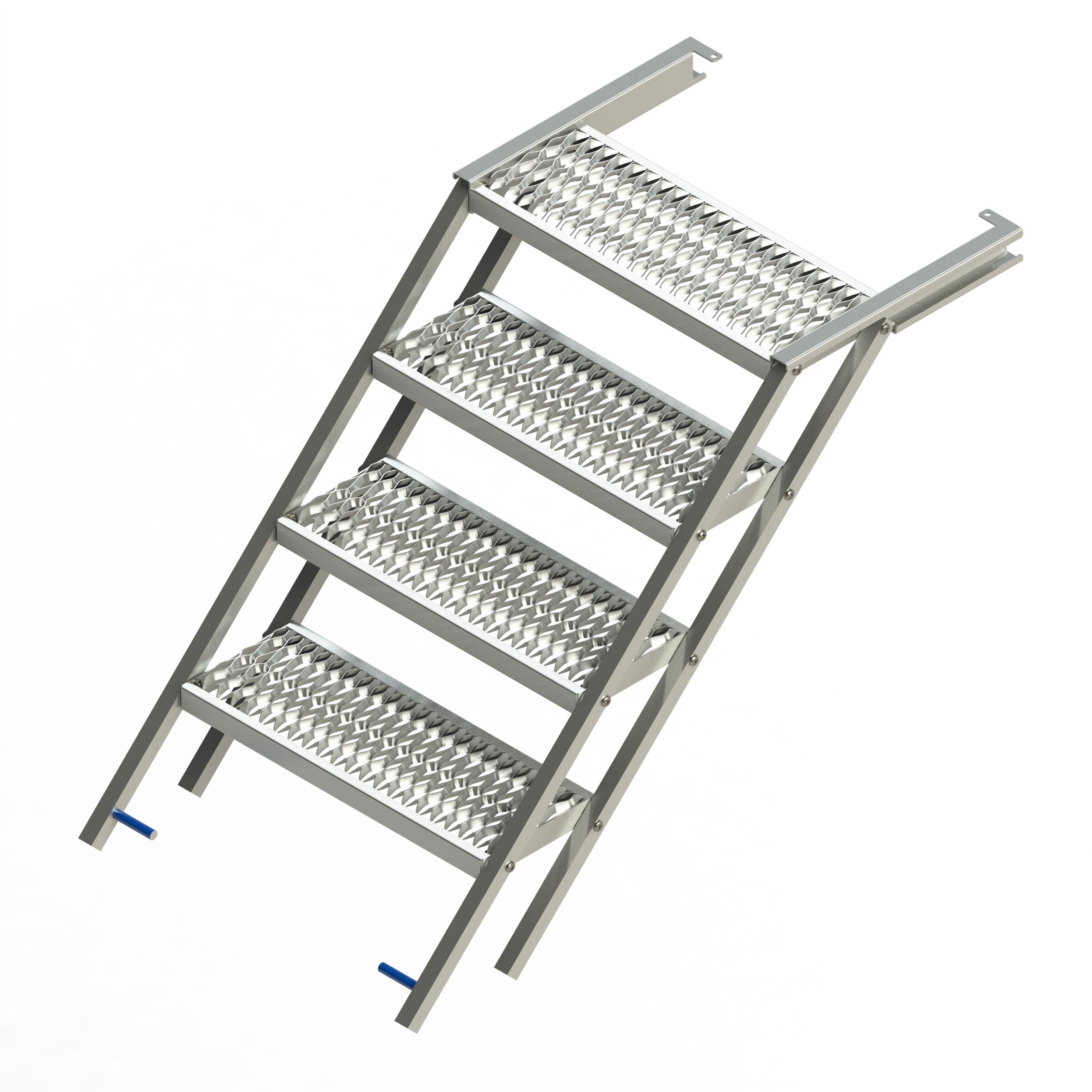 PWP pull out ladder - 4 steps - 1615 x 705 mm (LxW) - HDG (1341008), PWP | Vehicle construction ...