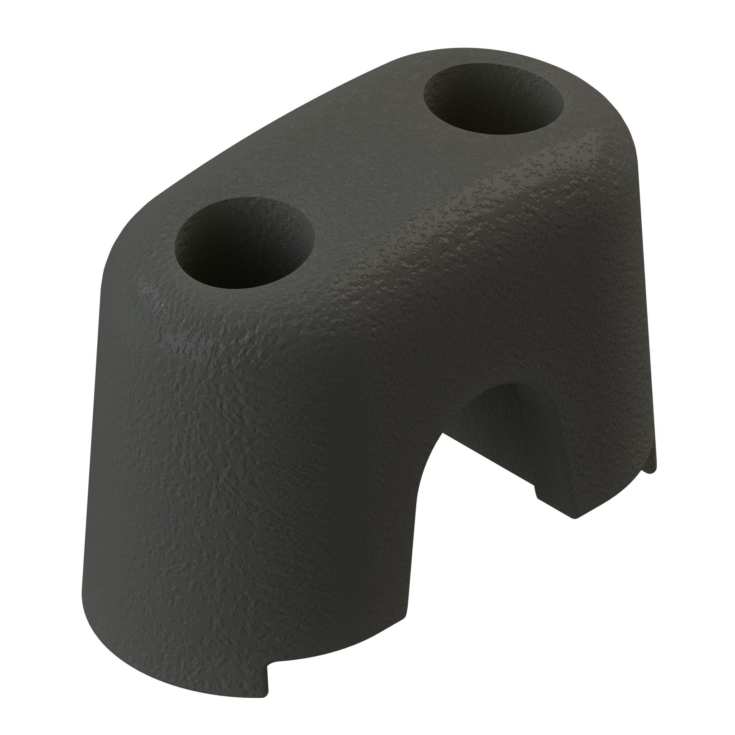 Pommier guard block - for external locking mechanism Ø 22 mm - rubber ...