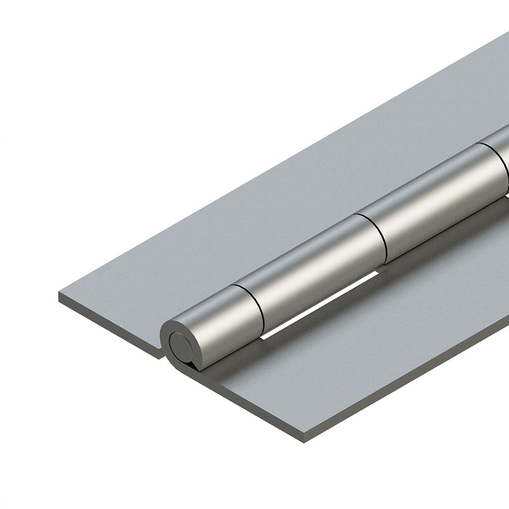 Pommier piano hinge 80 x 3 x 2000 mm (WxTXL) - undrilled - stainless ...
