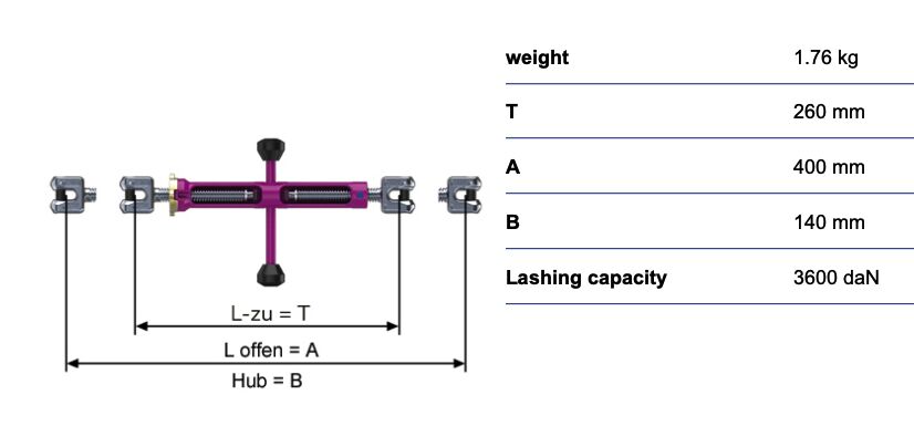 RUD ICE-Tensioner CURT-K-6-GAKO - for lashing chain (79044485280), RUD ...