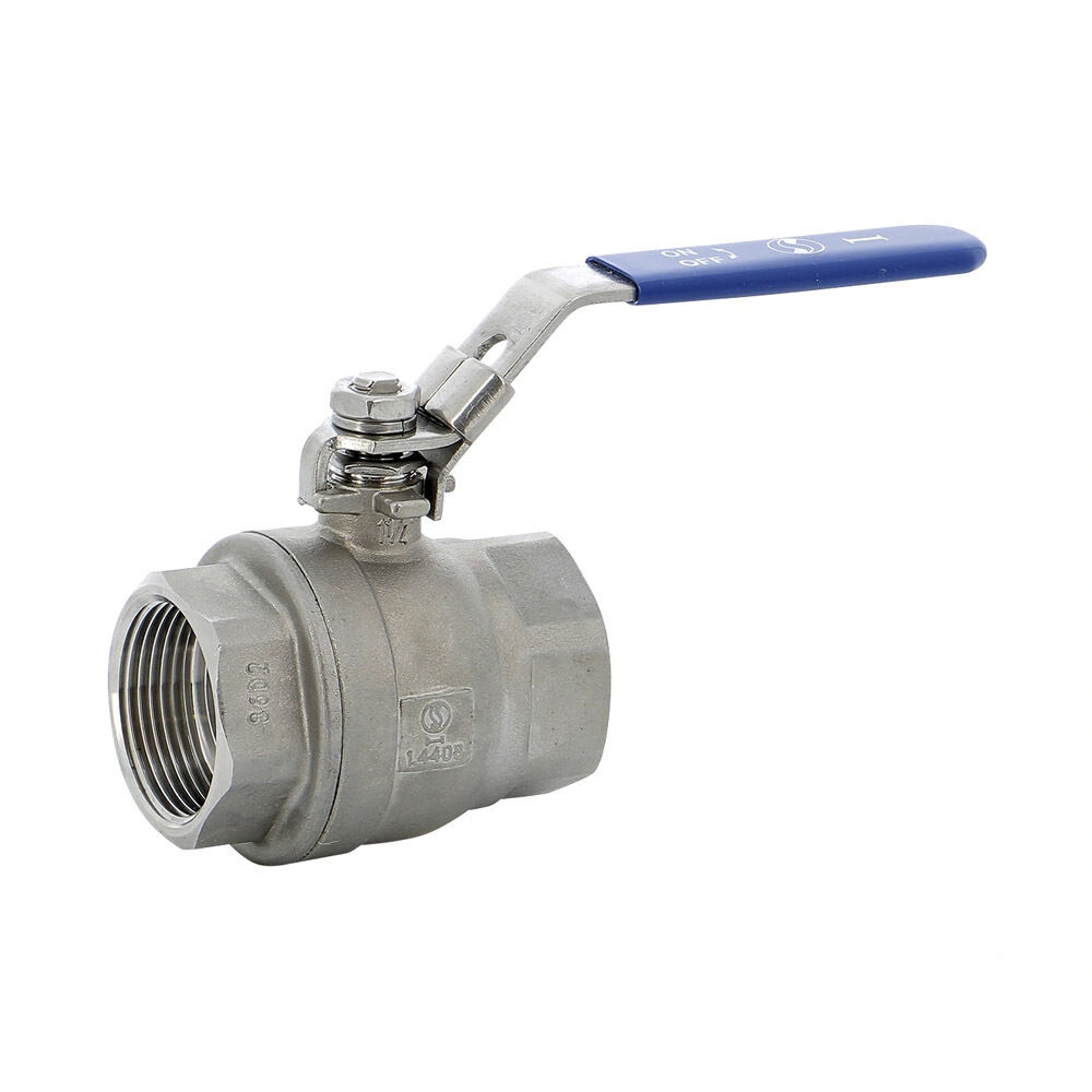 Sferaco ball valve stainless steel 7151 2 piece body 1/2" bsp bi/bi ...