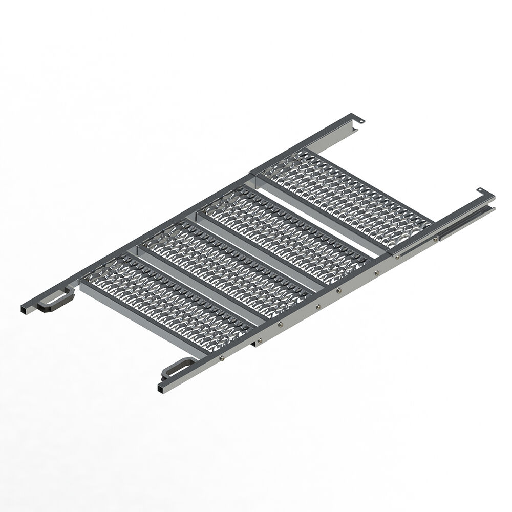 PWP échelle escamotable - 4 marches - 1607 x 825 mm (Lxl) - aluminium (1341212), PWP ...