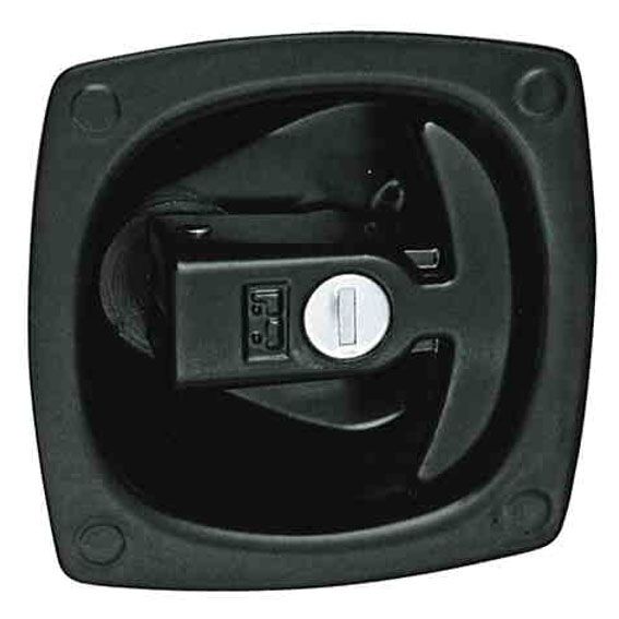 Pommier compression lock 86 x 86 x 34 mm - black painted steel (1220503 ...