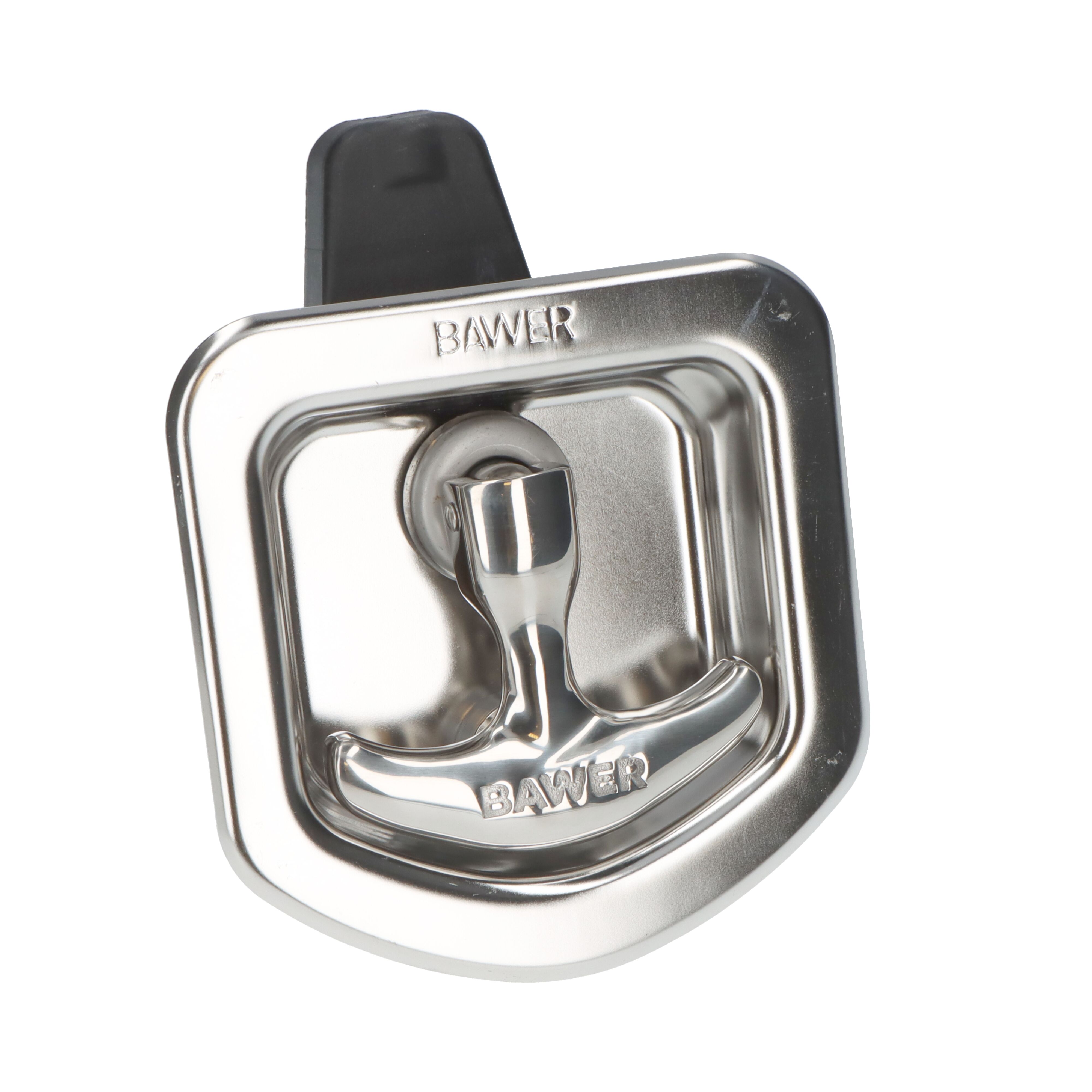 Bawer drop-T slot met vaste kunststof lip met draadeinde - RVS (1211253 ...