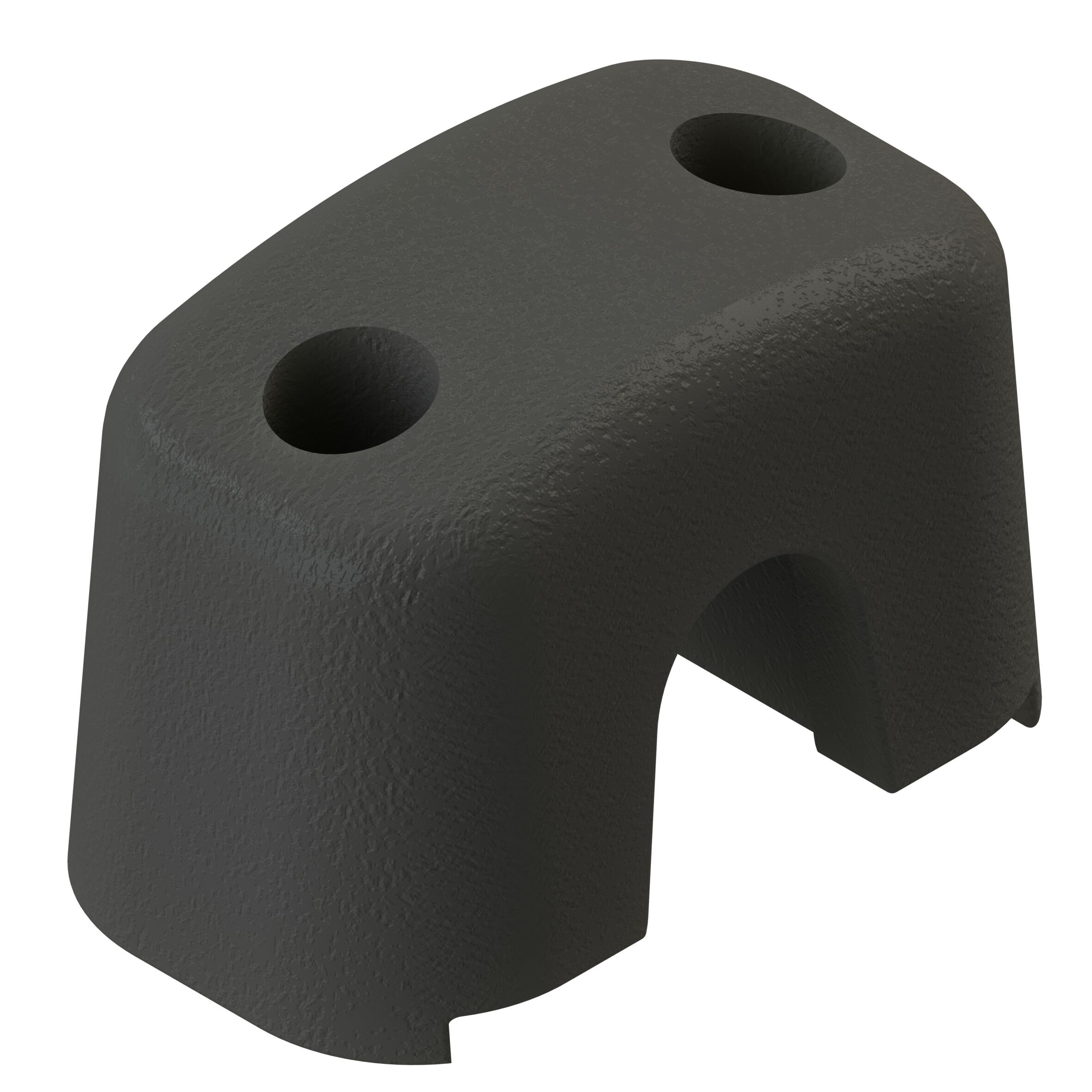 Pommier guard block - for external locking mechanism Ø 27 mm - rubber ...