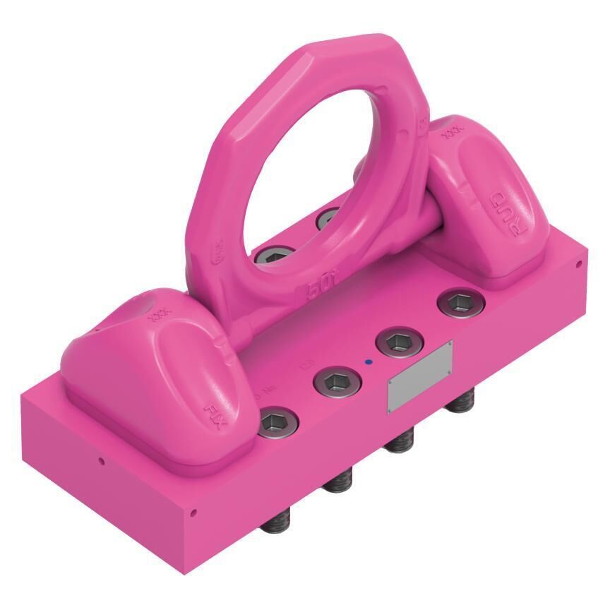 RUD lifting eye VRBG-FIX - 50t - VRBS-FIX welded on boltable plate ...