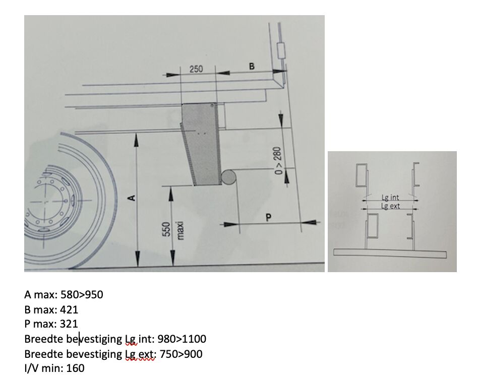 Pommier stootbalk BAP - vaste stalen Ø 100 mm buis - R58-02 (2909421 ...