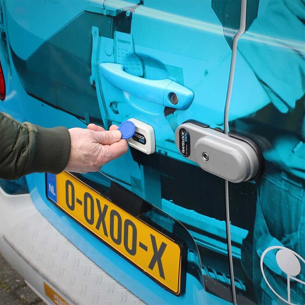 GATELOCK Van Medium electric security lock - with tag - set of 2 locks ...