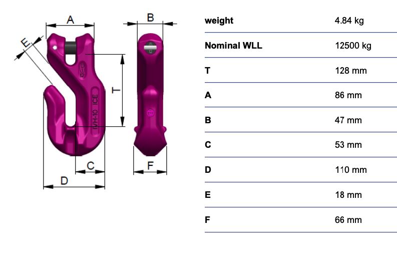 RUD ICE-Shortening hook IVH-16 (79001382850), RUD | Safe and ...