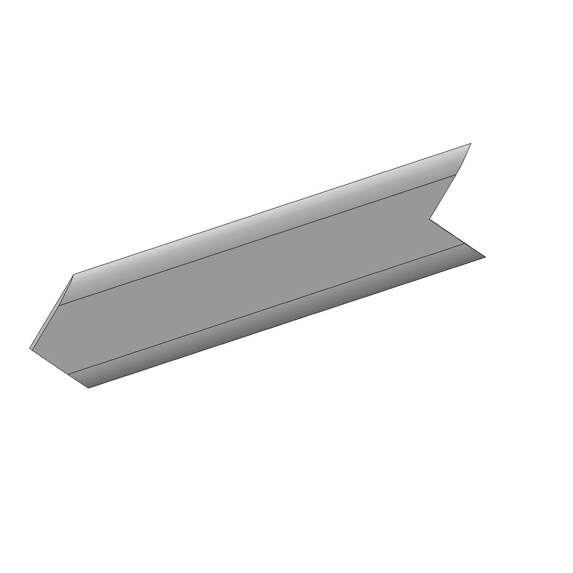 Pommier end plate - for container door profile - grey - roll 25 meter (1827398), Pommier ...