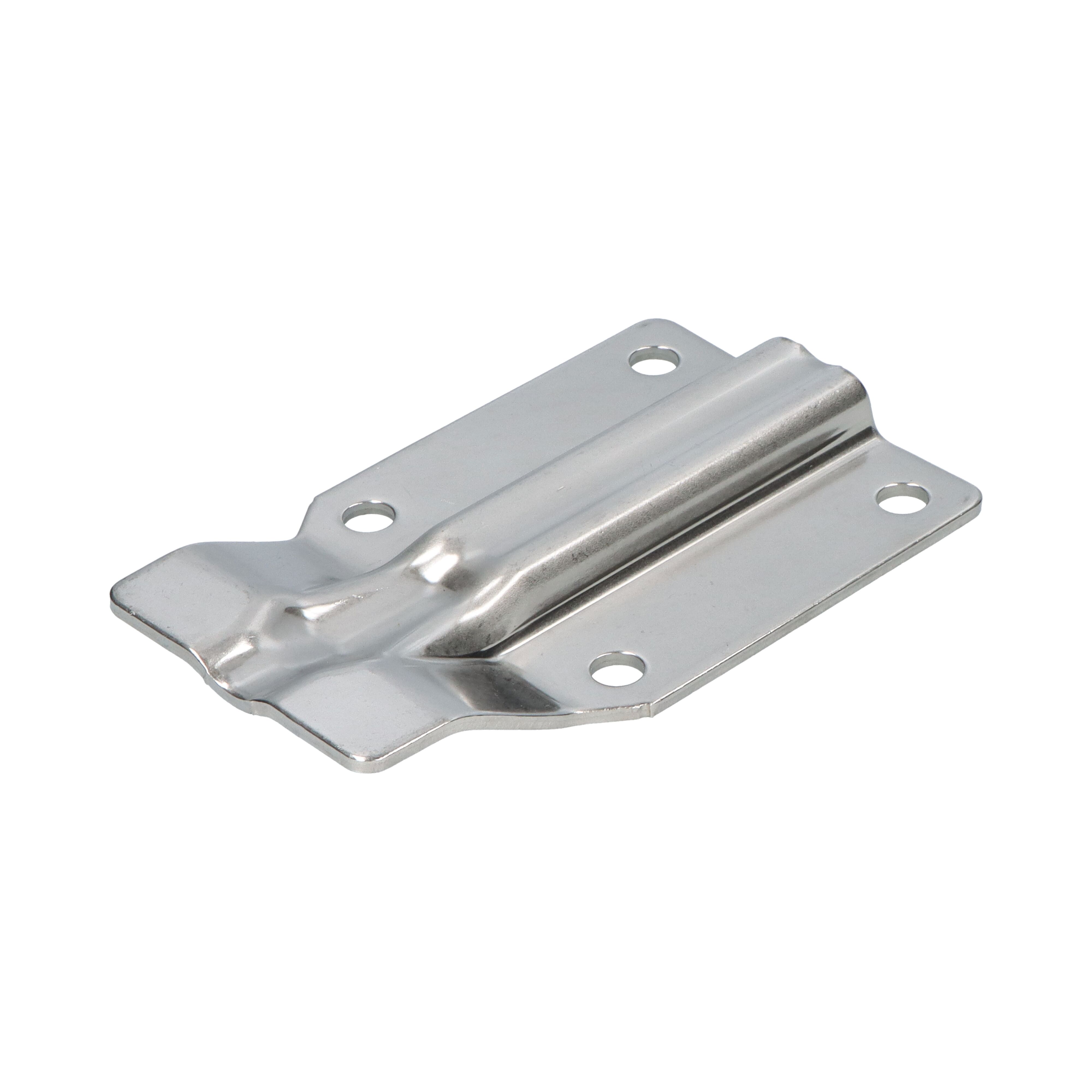 Pommier backing plate - for rod guide locking Ø 27 mm - stainless steel ...