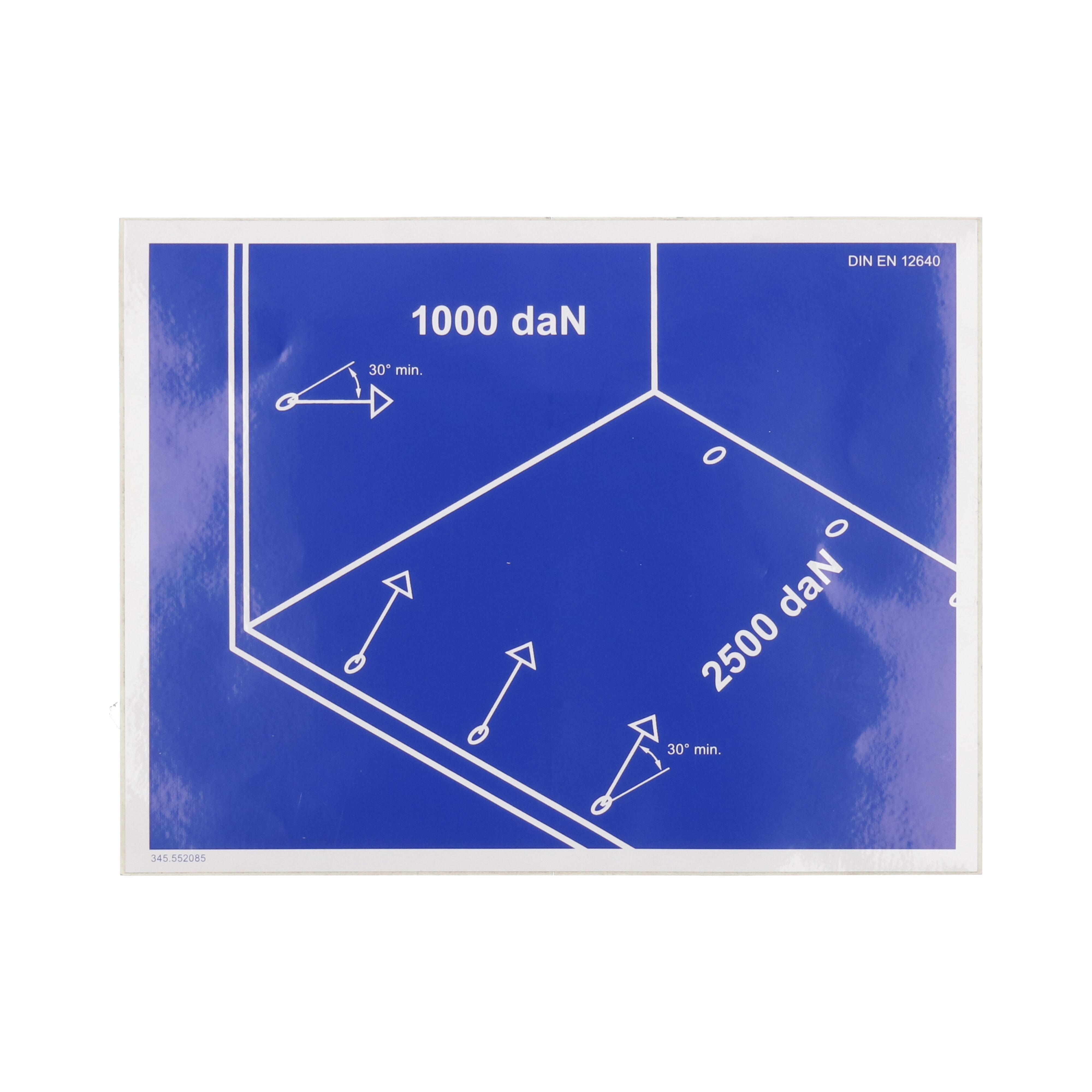 Rhiwa Quality instruction sticker lashing point - 2500daN (4602034 ...