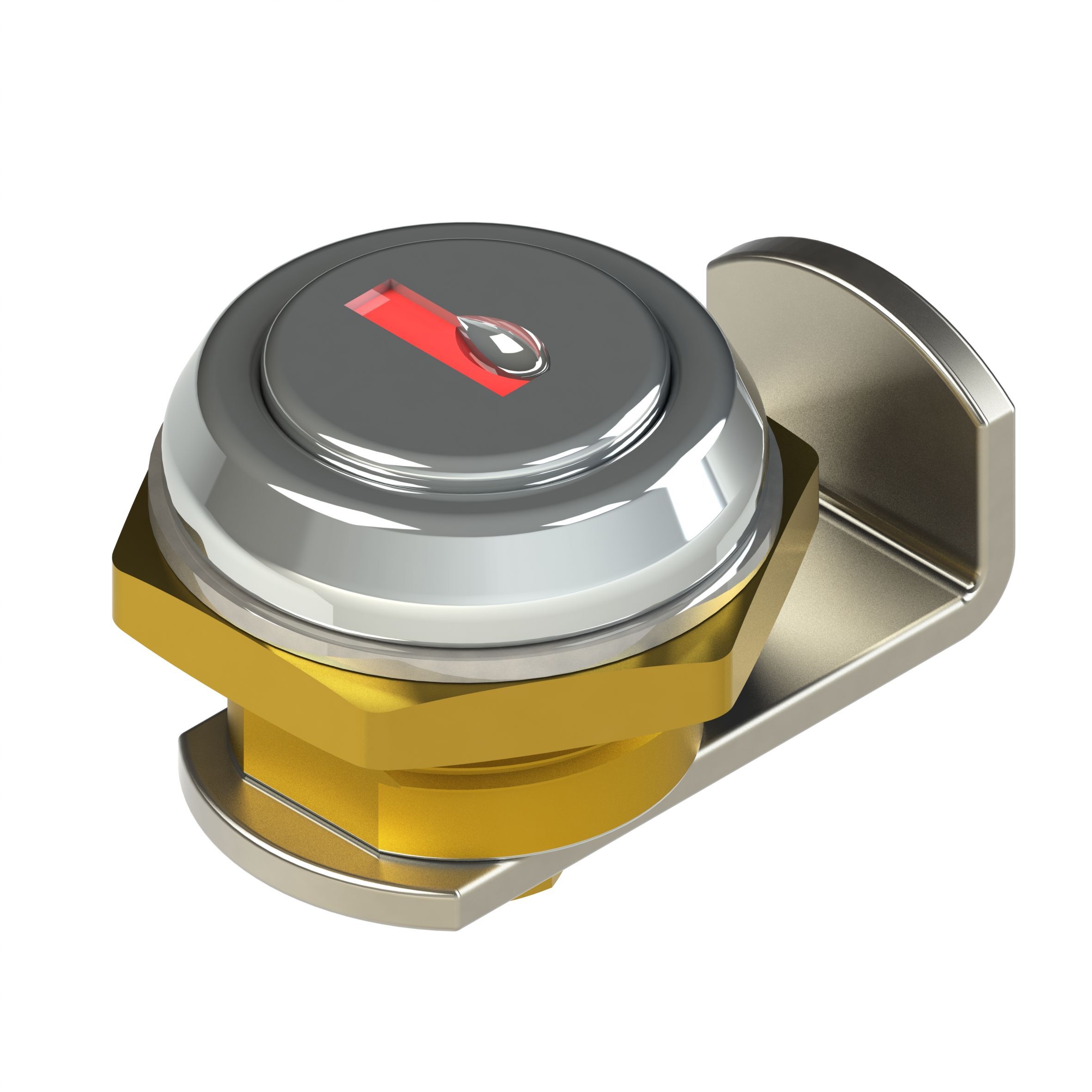 Pommier cylinder lock - for Mini-push Ø 16 mm - key no. 3194 (1202325 ...