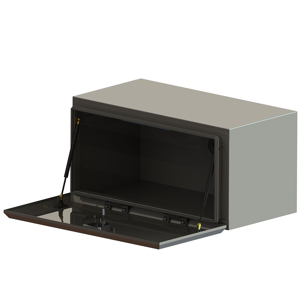 Bawer toolbox Value - 600 x 600 x 600 mm (WxHxD) - stainless steel ...