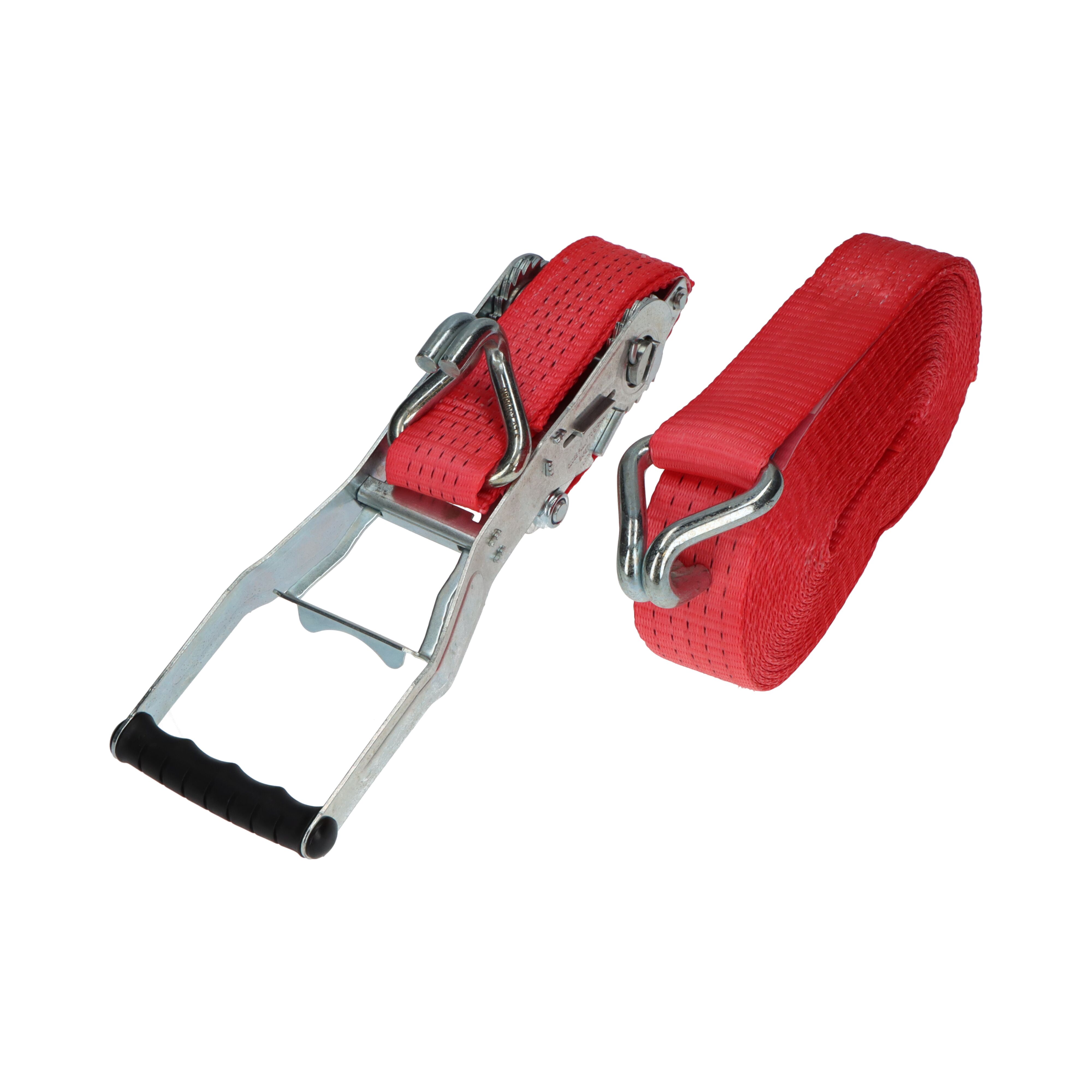Rhiwa Quality lashing strap 50 mm - with ratchet and double pointed ...