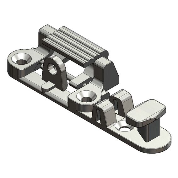 Pommier coupling plate - right - for handle 1201129 / 1201132 - zinc ...