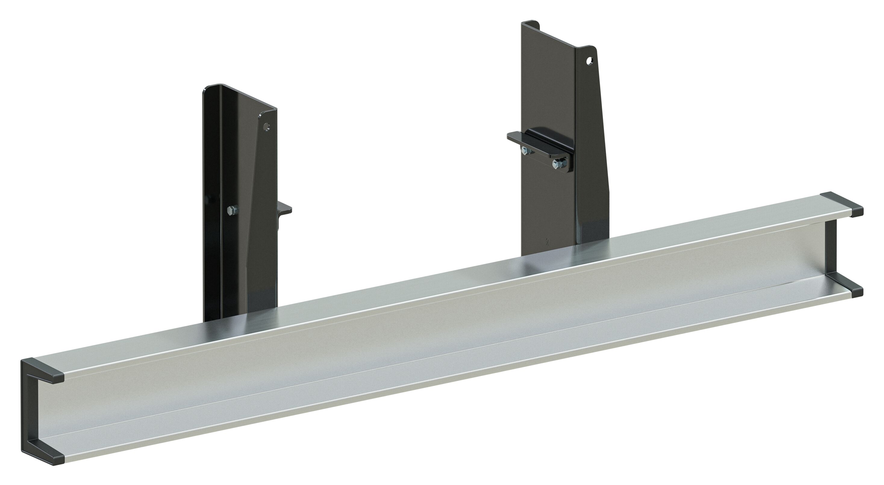 Pommier bumper XFIX P610E - fixed aluminum U-beam - R58-03 (29546100E ...