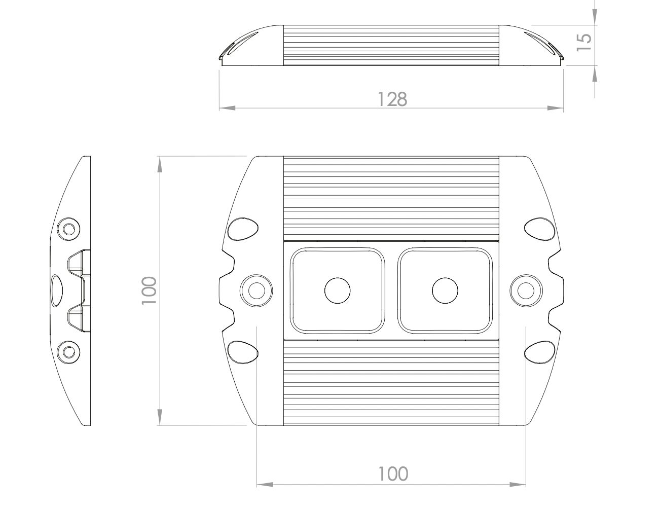 Labcraft led lighting Superlux - surface model - 10-32V - IP67 - 624 ...