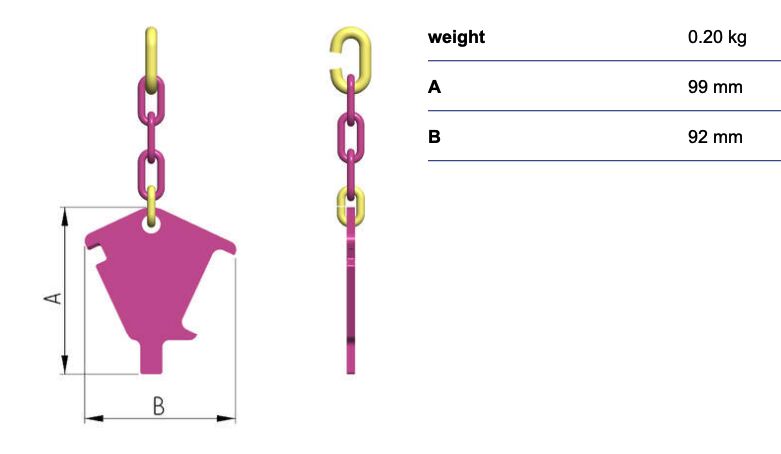 RUD VIP-Identification tag VKZA-10 - for lifting chain (71008062170 ...
