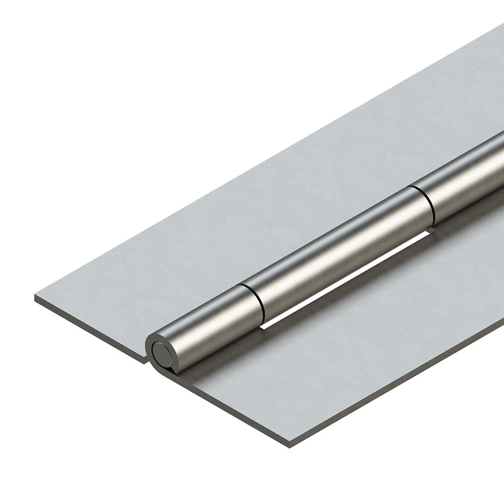 Pommier piano hinge 60 x 1,5 x 2000 mm (WxTXL) - undrilled - steel ...