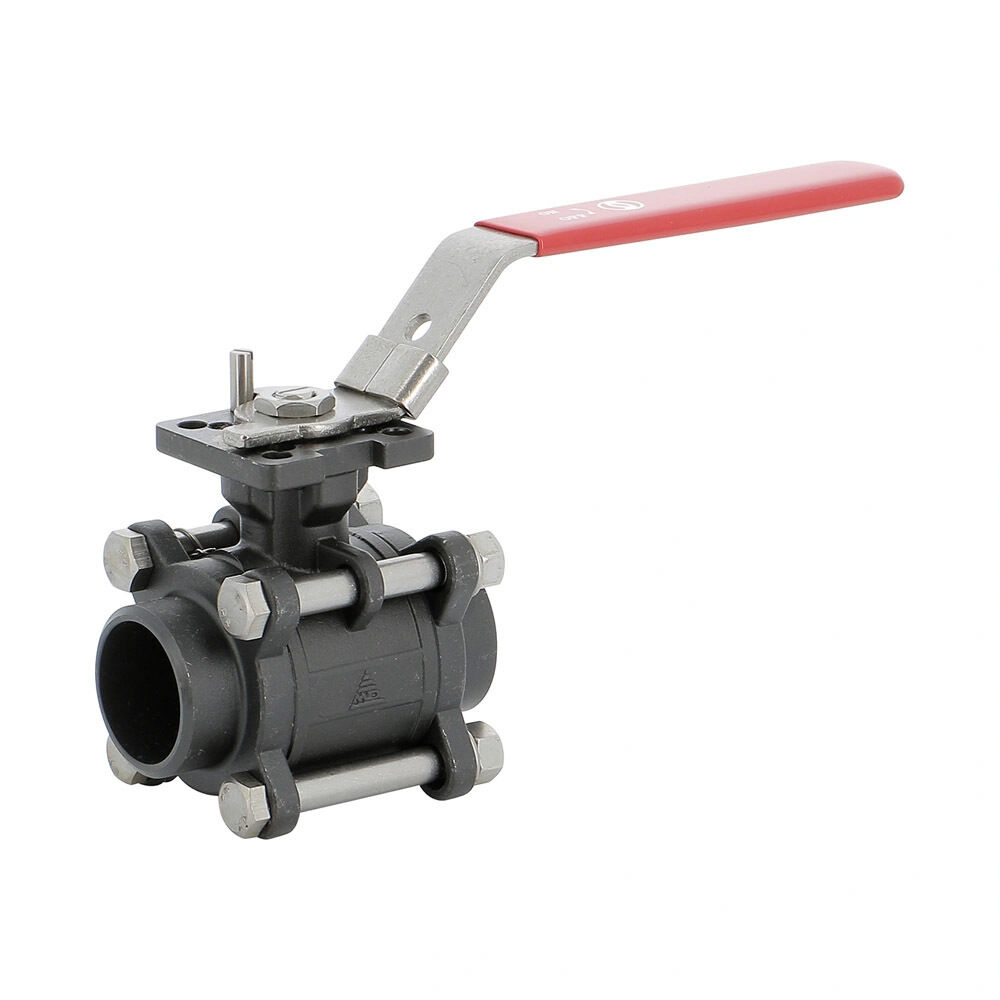 Sferaco ball valve carbon steel 738 3 piece body DN010 BW PN63 ISO pad ...