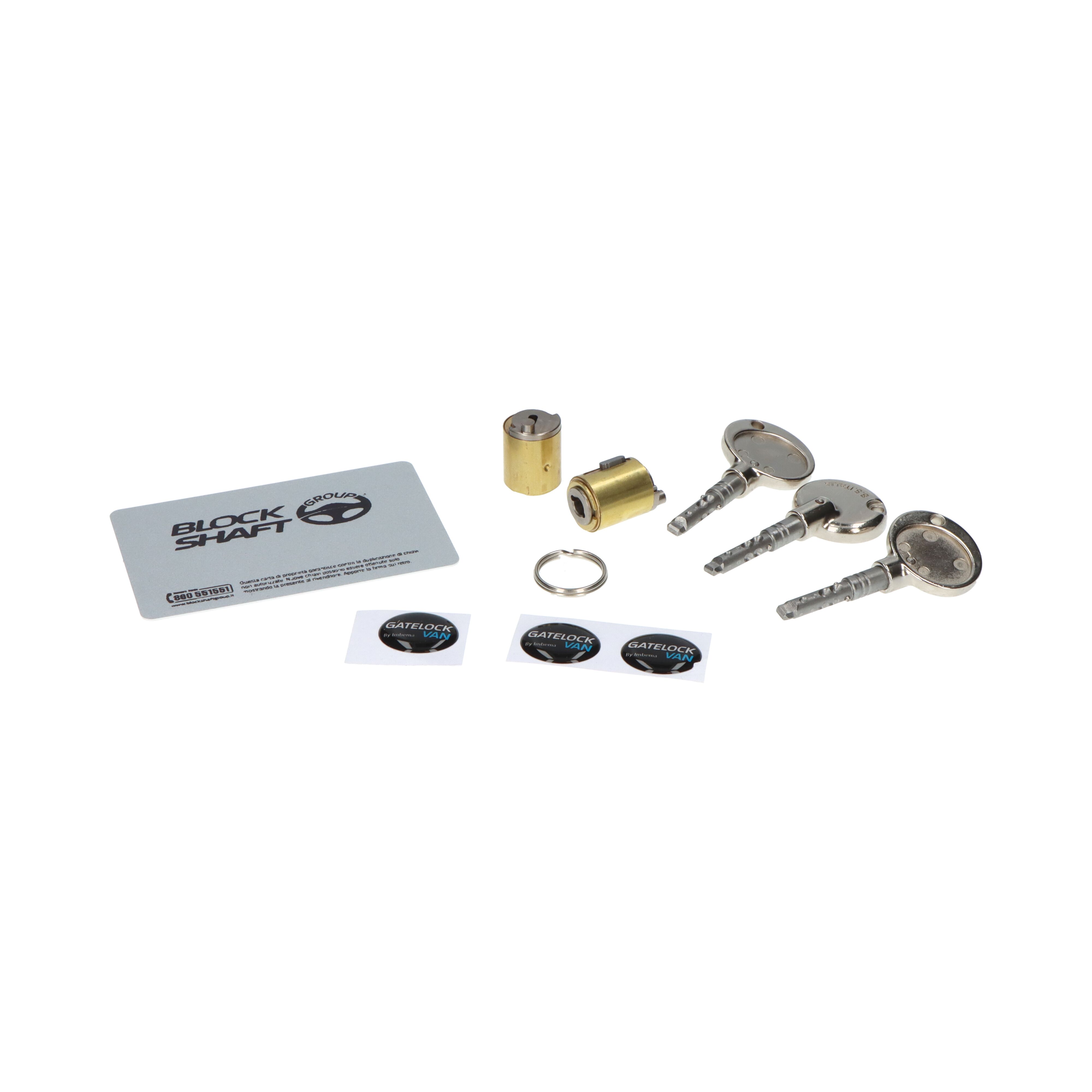GATELOCK cylinder set for 2 locks - deadlock (80221013-2D), GATELOCK ...