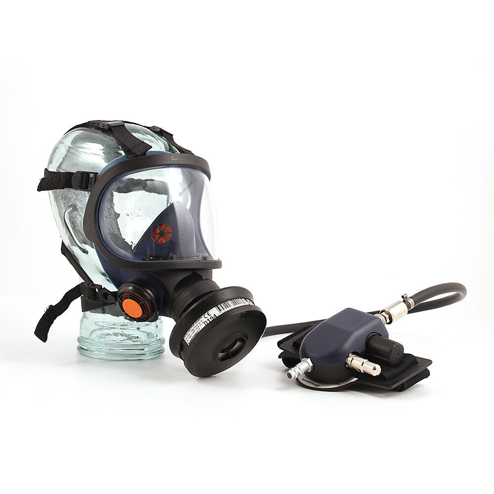 Sundström SR 200 Airline - compressed air full face mask - glass visor ...