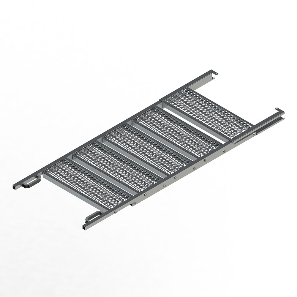 PWP pull out ladder - 5 steps - 1892 x 705 mm (LxW) - aluminum (1341207 ...