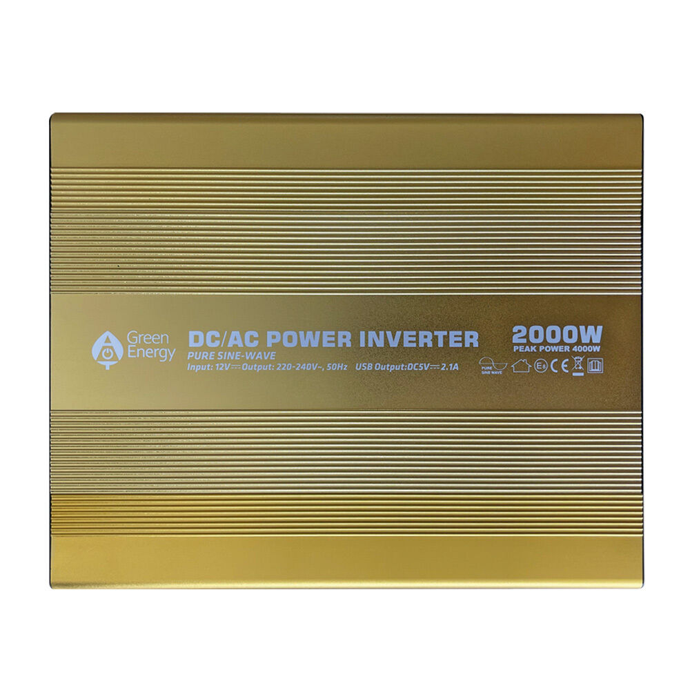 Green Energy invERTer - solar panels - 2000W - 12V (520050006), Green ...