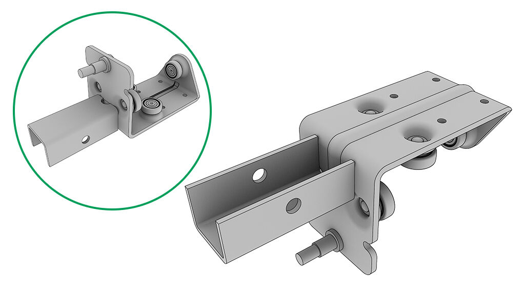 Edscha roller carriage - for cross bar - for Edscha CS Profi I ...