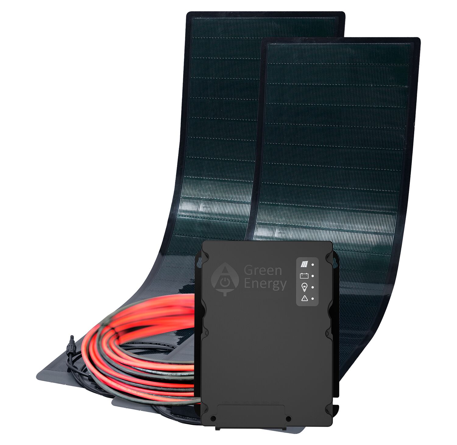 Green Energy solar panel set - 110Wp - for small trailers or truck roof ...
