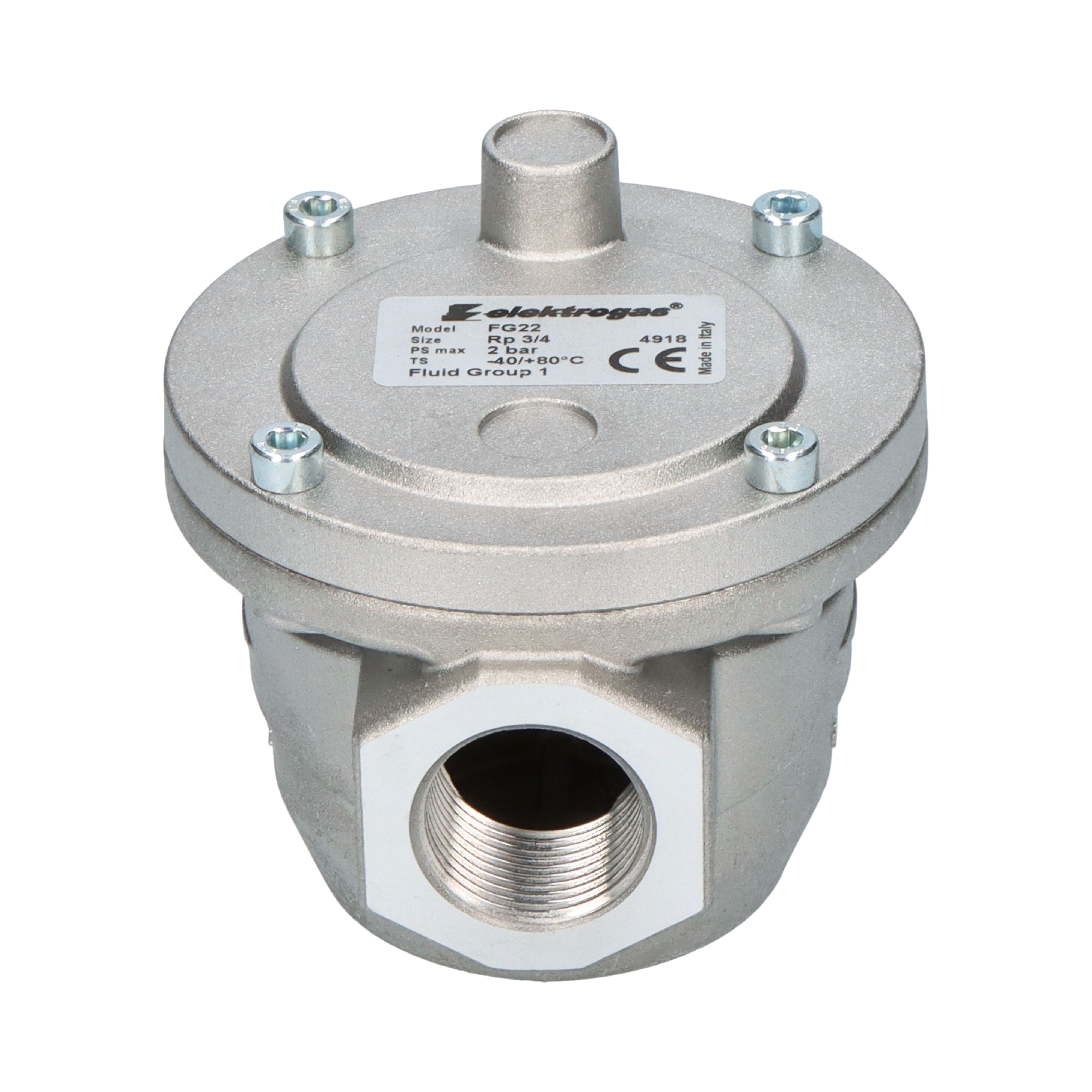 Elektrogas gas filter FG ¾" 2 bar (101000FG22), Elektrogas ...