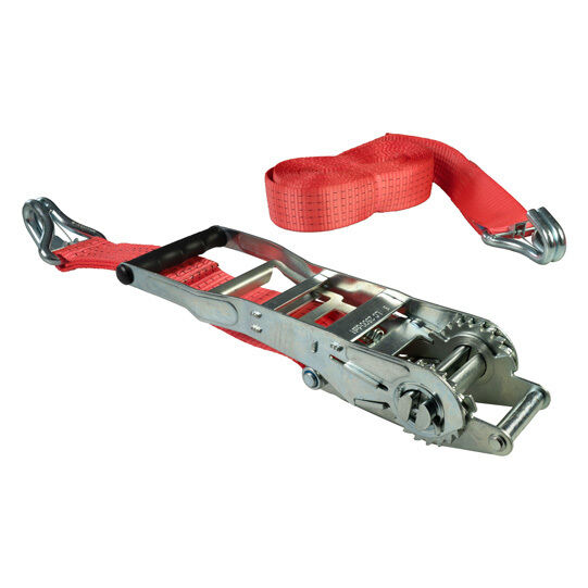Rhiwa Quality lashing strap 50 mm - with ratchet and double pointed ...