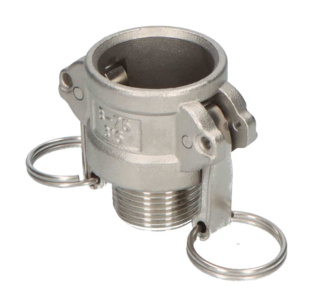 MCC coupling Camlock coupler B 2,1/2" BSPT male SS 316 (23146220065 ...