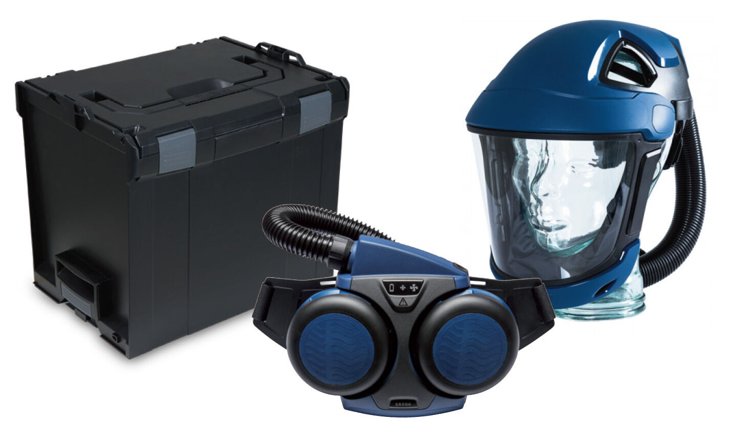 Sundström set of SR 500 fan unit + SR 570 face shield - in L-box ...